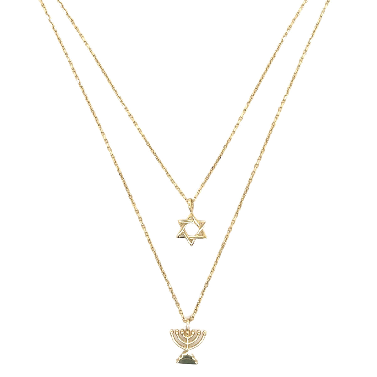 14K Gold Mini Star Of David Necklace – IZAKOV